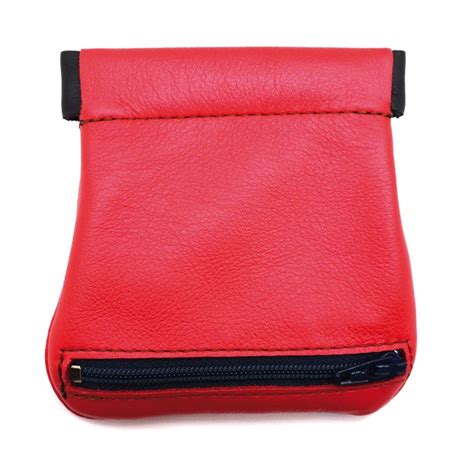 Grand Porte Monnaie Clic Clac En Cuir N3 Artisanat Local Mirly