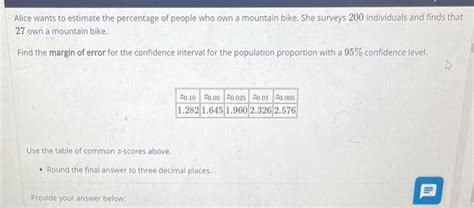 Solved Alice Wants To Estimate The Percentage Of People Who Chegg Com