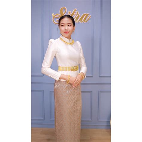 เสื้อไทยบรมพิมาน มีไซส์32ถึง44ล4 Shopee Thailand