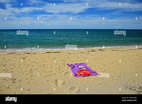 A Wonderful Place To Rest On The Beach Of Anapai Bay With A Towel And A