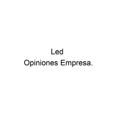 Opiniones Led 523123144242