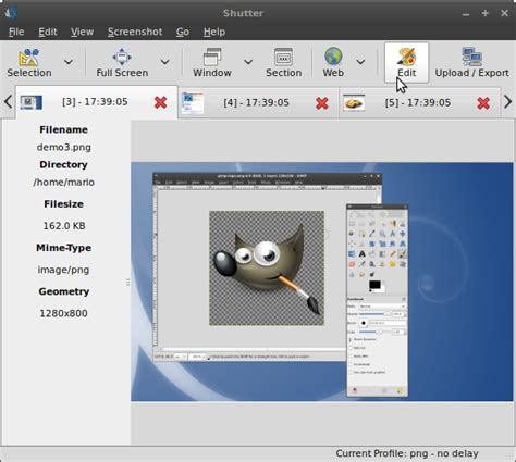 shutter the ultimate linux screenshot program nixcraft