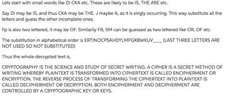 25 points the following ciphertext was encrypted