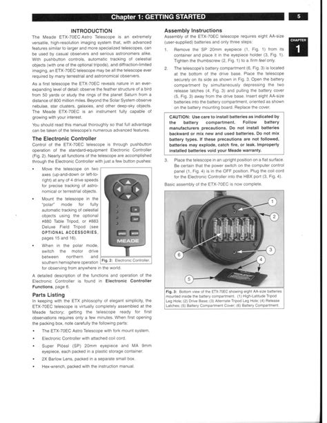 Pdf Manual For Meade Telescope Etx 70at