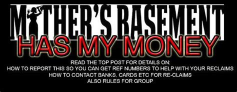 Mothers Basement Has My Money