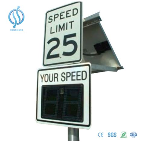 Customize Solar Radar Speed Signs For Traffic Control From China