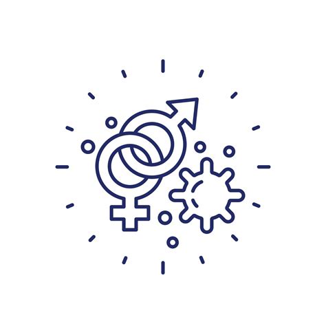 Sexual Transmitted Disease STD Line Icon Vector Art At Vecteezy