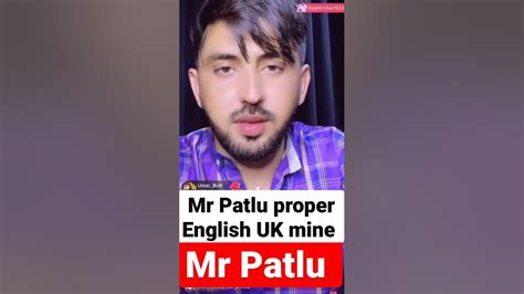 Tiktok Challenge Mr Patlu English Proper Uk Mine Youtube