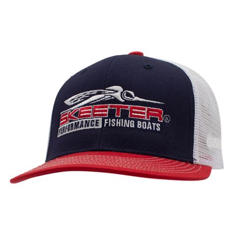 Skeeter Champro Hat Navy Red White Skeeter Apparel