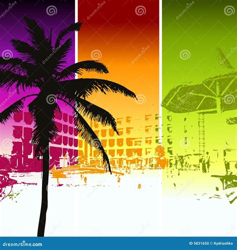 Summer Holiday Stock Vector Illustration Of People Leisure 5831650