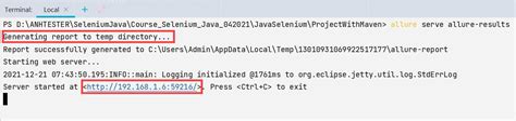 Selenium Java B I C I T V S D Ng Extent Report Allure Report