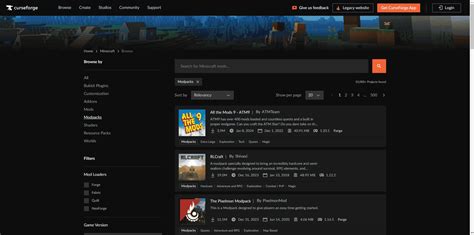 Modrinth Vs Curseforge The Differences September 2025