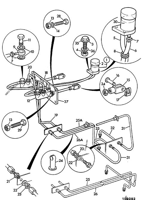 Brake System Construction Jcb 216 2 Regular Backhoe Loader 9802