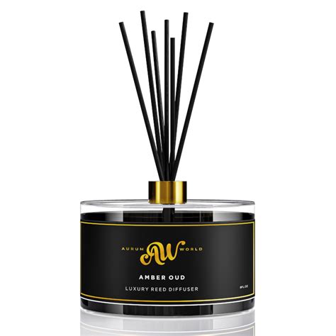Aw Amber Oud Luxury Diffuser 500ml Aurum World