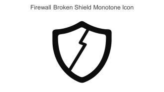 Firewall Monotone Icon Slide Team