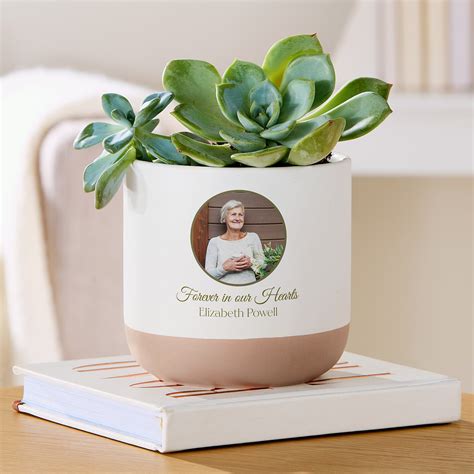 Love Grows Forever Memorial Photo Planter Legacy Lane