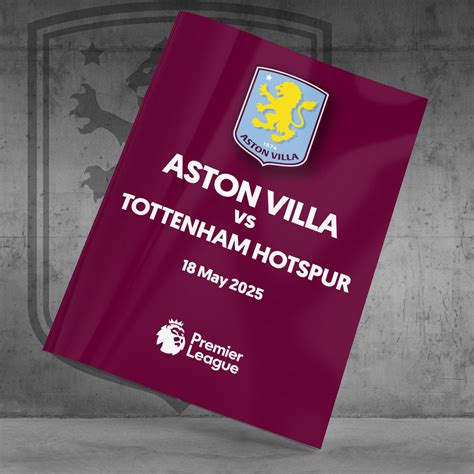 Aston Villa Vs Afc Bournemouth Matchday Football Programmes