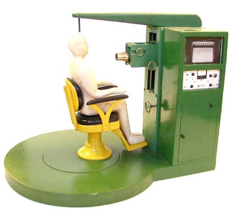 Model Of Orins Thyroid Counter 1955 Museum Of Radiation And