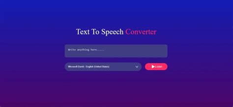 Texttospeech Webdevelopment Javascript Responsivedesign Abhijit Dutta