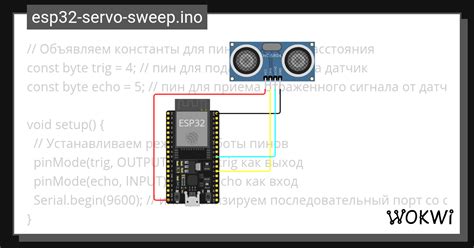 Esp32 Ultrasonicsensor Wokwi Esp32 Stm32 Arduino Simulator