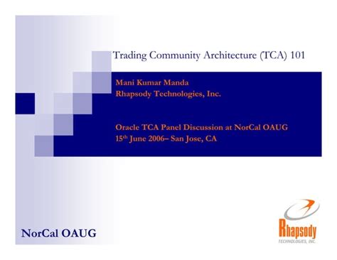 oracle tca 101 pdf
