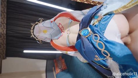 Genshin Impact Eula Cosplaying Raw Sex Creampie Compilation Farm