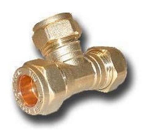 Double Ferrule Fitting T Brass Ritm Industry