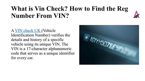 What Is Vin Check How To Find The Reg Number From VIN By Ameliaislas Issuu