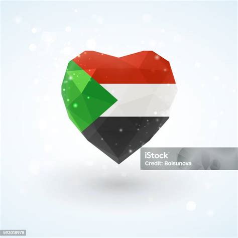 모양 의 수단의 깃발 다이아몬드 유리 심장 삼각 측량 스타일 Revolution에 대한 스톡 벡터 아트 및 기타 이미지 Revolution 공휴일 국가 관광명소