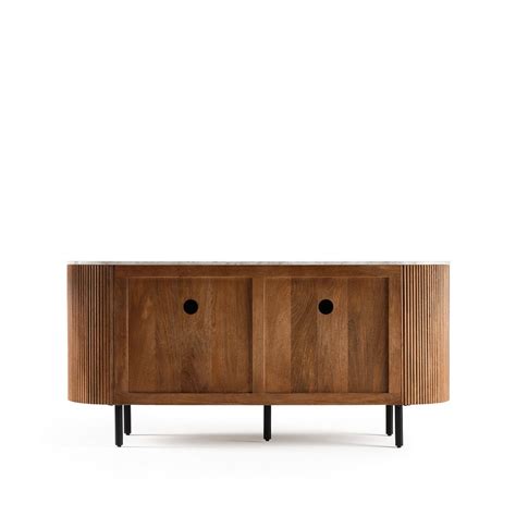 Stowe Mango And Marble Large Sideboard Oak Furnitureland