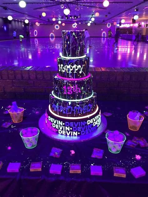 Pin By Isabel Cercos On Fiesta Neon Glow Birthday Party Neon