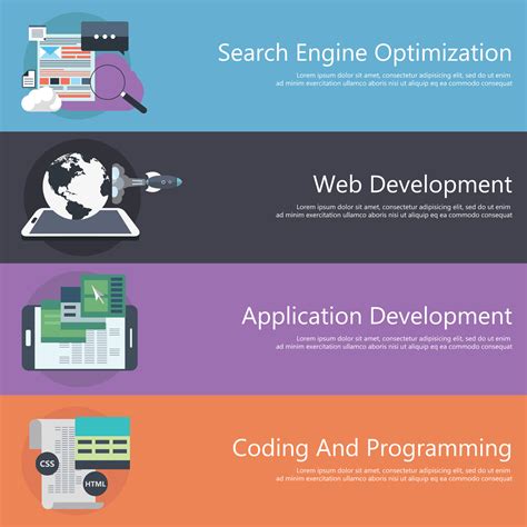 search engine optimization and development concept web programming