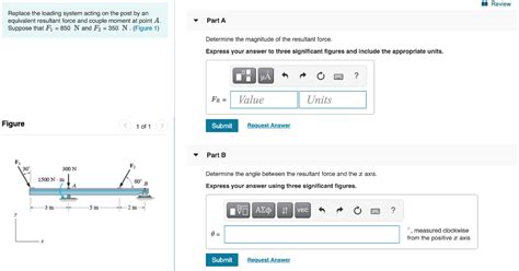 Solved I Review Replace The Loading System Acting On The Chegg