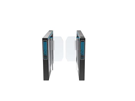 High End Swing Gate Barrier Access Control Aluminum Alloy Speed Gate