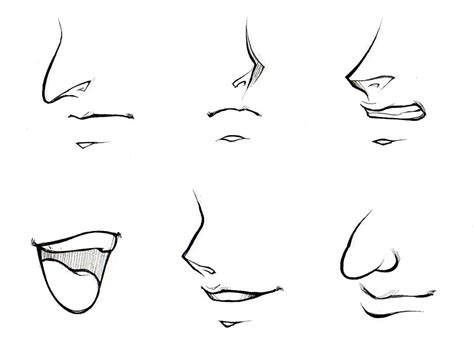 Anime Nose Drawing At Explore Collection Of Anime Nose Drawing