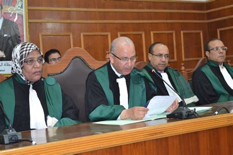 حفل تنصيب القضاة الجدد بالمحكمة الابتدائية بخريبكة جريدة صوت العدالة