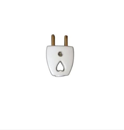 Plain Surface Ip55 Protection Level Two Pin Plastic Plug Top
