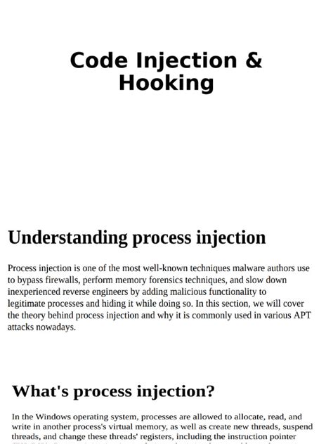 code injection and hooking pdf kernel operating system malware