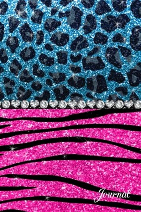 Roze Glitter Achtergronden Zebra