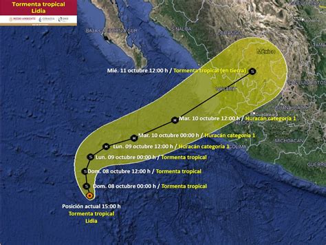 Lidia Mantiene Su Rumbo Como Tormenta Tropical Aristegui Noticias