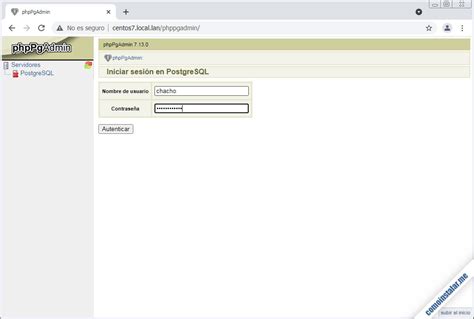 Cómo instalar phpPgAdmin en CentOS 7 2021 Paso a paso