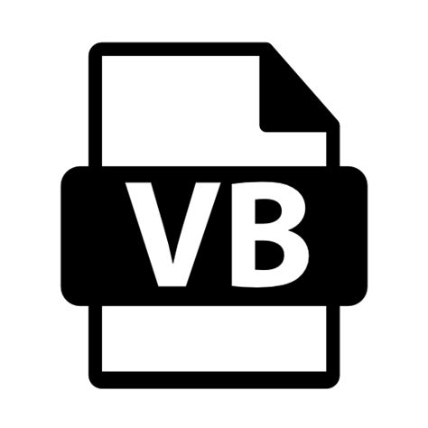 Free Download Vb File Format Symbol Icon Webfont Interface Fontsaddict