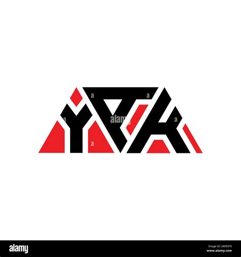 Yak Triangle Letter Logo Design With Triangle Shape Yak Triangle Logo Design Monogram Yak