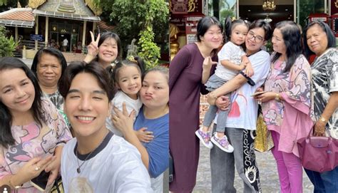 “ลุกซ์ ชาญวิทย์” น้องชาย “ใบเตย” พา “น้องเวทมนต์” ทำบุญครบ 1 เดือน “พี่