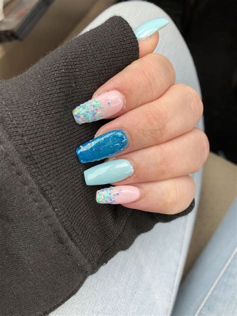 Pin By Nieces Korner♡ On 𝐍𝐚𝐢𝐥𝐬 Pretty Nails Glitter Pink Manicure Nails