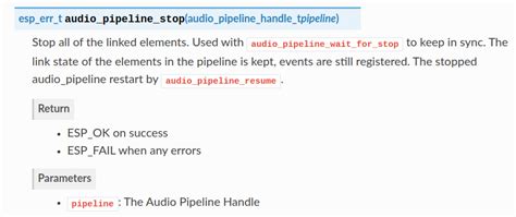 Stop Resume The Audio Pipeline Crash AUD Issue Espressif Esp Adf GitHub