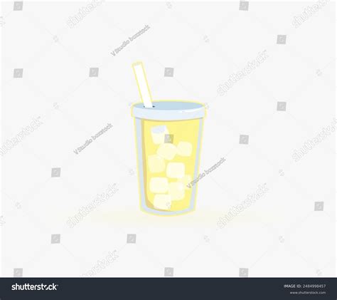 Water Coffee Tea Drinking Glass Soda Stock Vector Royalty Free