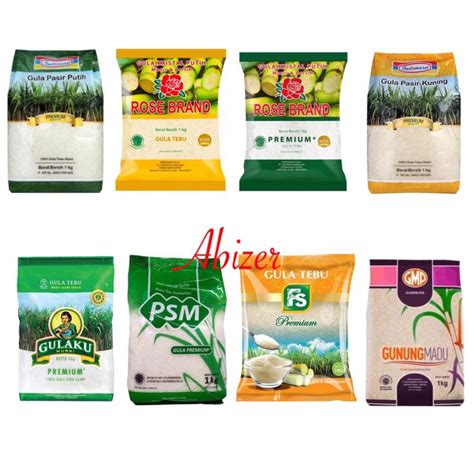 Jual Gula Pasir All Varian 1 Kg Indonesiashopee Indonesia