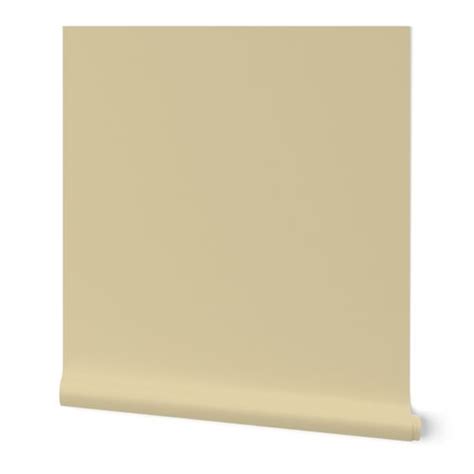 Mansfield Tan 248 Solid Color Benjamin Wallpaper Spoonflower