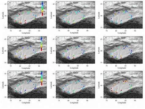 Spatial Variations Of The Magnetic Mt A B C Hematite Hm D E